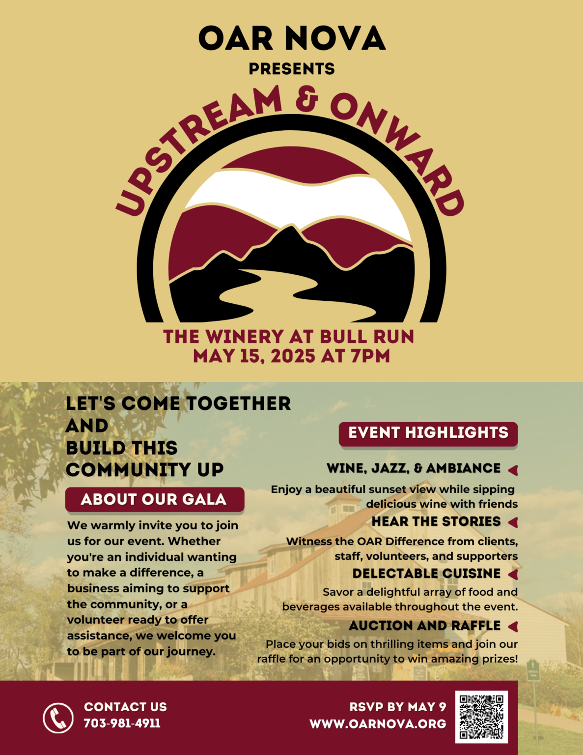 Join us! RSVP for OAR NOVA's Annual Fundraiser Today!